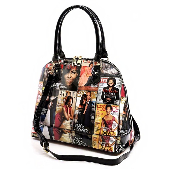 Bags | Michelle Obama Bag Purse Satchel Magazine Cover | Poshmark